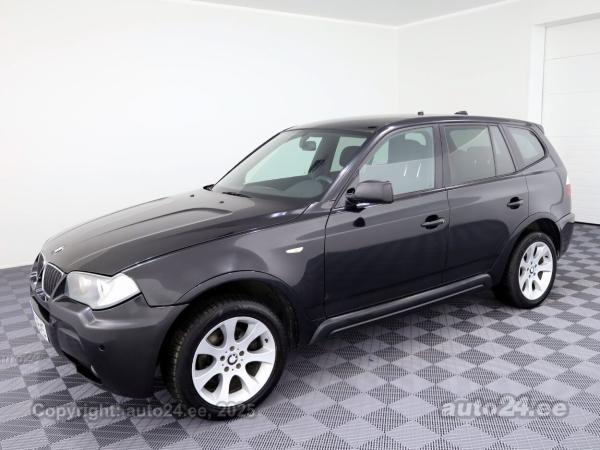 Black BMW X3 2008 in Tallinn, with an engine capacity of 2.00 L and mileage of 364 thousand km for 3199 €, photo 2 on AUTOMOTO.COM.LV