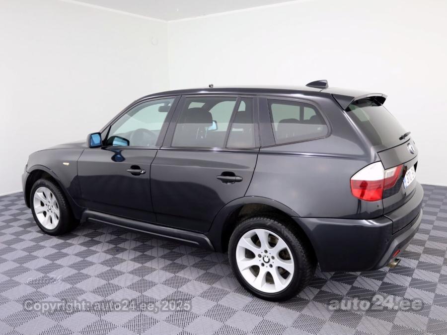 Black BMW X3 2008 in Tallinn, with an engine capacity of 2.00 L and mileage of 364 thousand km for 3199 €, photo 4 on AUTOMOTO.COM.LV