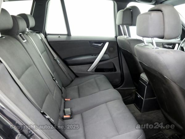 Black BMW X3 2008 in Tallinn, with an engine capacity of 2.00 L and mileage of 364 thousand km for 3199 €, photo 7 on AUTOMOTO.COM.LV