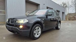 Black BMW X3 2008 in Kupiskis, with an engine capacity of 2.00 L and mileage of 244 thousand km for 4250 €, photo  on AUTOMOTO.COM.LV