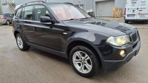 Black BMW X3 2008 in Kupiskis, with an engine capacity of 2.00 L and mileage of 244 thousand km for 4250 €, photo 2 on AUTOMOTO.COM.LV