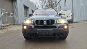 Black BMW X3 2008 in Kupiskis, with an engine capacity of 2.00 L and mileage of 244 thousand km for 4250 €, photo 3 on AUTOMOTO.COM.LV