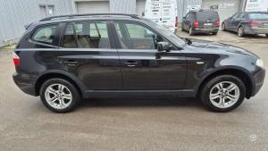 Black BMW X3 2008 in Kupiskis, with an engine capacity of 2.00 L and mileage of 244 thousand km for 4250 €, photo 5 on AUTOMOTO.COM.LV