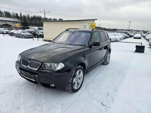 Melns BMW X3 2008 Viļņa, ar dzinēja tilpumu 2.99 L un nobraukumu 293 tūkst. km par 6500 €, foto  vietnē AUTOMOTO.COM.LV
