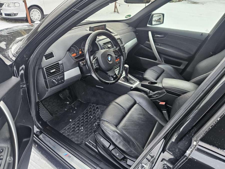 Melns BMW X3 2008 Viļņa, ar dzinēja tilpumu 2.99 L un nobraukumu 293 tūkst. km par 6500 €, foto 9 vietnē AUTOMOTO.COM.LV