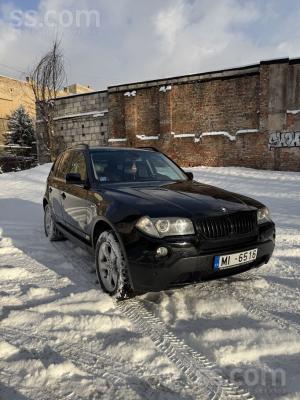Melns BMW X3 2008 Rīga, ar dzinēja tilpumu 2.00 L un nobraukumu 269 tūkst. km par 6300 €, foto  vietnē AUTOMOTO.COM.LV