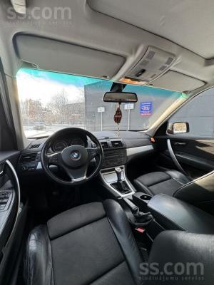 Melns BMW X3 2008 Rīga, ar dzinēja tilpumu 2.00 L un nobraukumu 269 tūkst. km par 6300 €, foto 4 vietnē AUTOMOTO.COM.LV