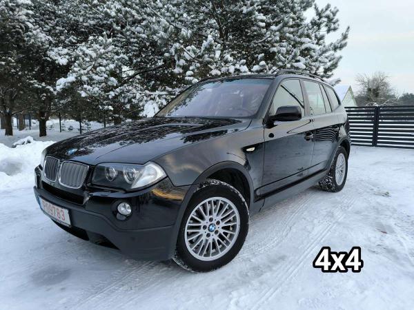 Melns BMW X3 2008 Druskininkai, ar dzinēja tilpumu 2.00 L un nobraukumu 280 tūkst. km par 4990 €, foto 1 vietnē AUTOMOTO.COM.LV