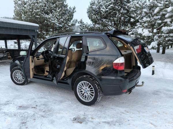 Melns BMW X3 2008 Druskininkai, ar dzinēja tilpumu 2.00 L un nobraukumu 280 tūkst. km par 4990 €, foto 3 vietnē AUTOMOTO.COM.LV