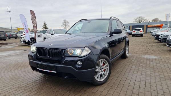 Black BMW X3 2008 in Marijampole, with an engine capacity of 2.00 L and mileage of 247 thousand km for 5550 €, photo 2 on AUTOMOTO.COM.LV