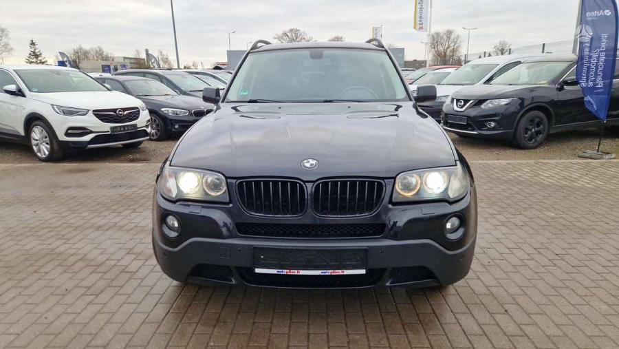 Black BMW X3 2008 in Marijampole, with an engine capacity of 2.00 L and mileage of 247 thousand km for 5550 €, photo 3 on AUTOMOTO.COM.LV