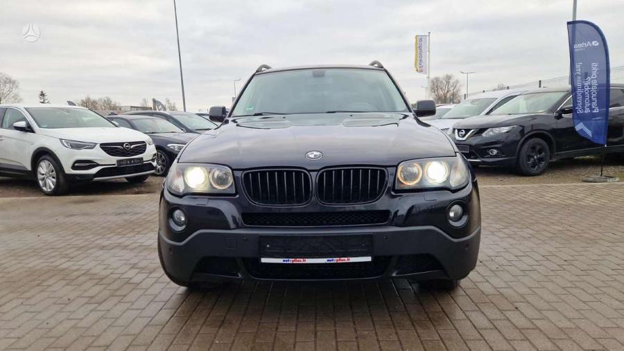 Black BMW X3 2008 in Marijampole, with an engine capacity of 2.00 L and mileage of 247 thousand km for 5550 €, photo 4 on AUTOMOTO.COM.LV
