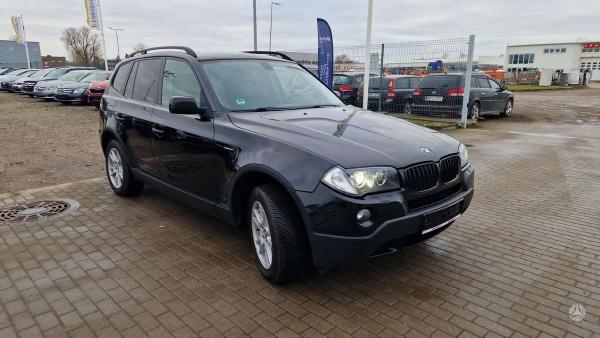 Black BMW X3 2008 in Marijampole, with an engine capacity of 2.00 L and mileage of 247 thousand km for 5550 €, photo 5 on AUTOMOTO.COM.LV