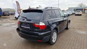 Black BMW X3 2008 in Marijampole, with an engine capacity of 2.00 L and mileage of 247 thousand km for 5550 €, photo 8 on AUTOMOTO.COM.LV