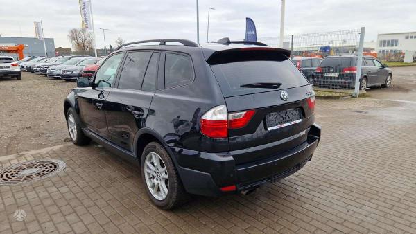 Black BMW X3 2008 in Marijampole, with an engine capacity of 2.00 L and mileage of 247 thousand km for 5550 €, photo 10 on AUTOMOTO.COM.LV