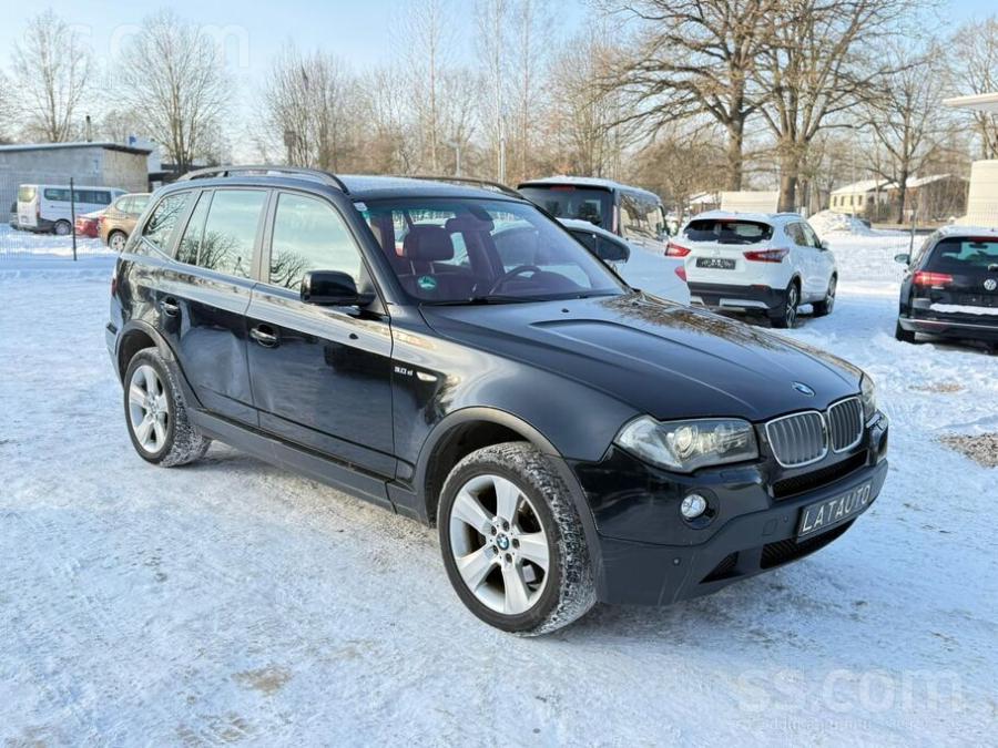 Melns BMW X3 2008 Rīga, ar dzinēja tilpumu 3.00 L un nobraukumu 340 tūkst. km par 4500 €, foto 2 vietnē AUTOMOTO.COM.LV