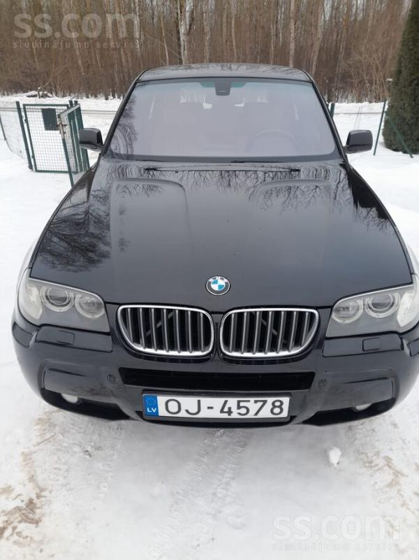 Black BMW X3 2008 in Bauska, with an engine capacity of 3.00 L and mileage of 252 thousand km for 6950 €, photo 1 on AUTOMOTO.COM.LV