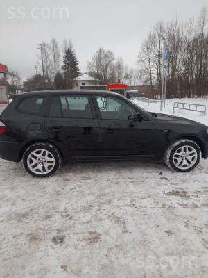 Black BMW X3 2008 in Bauska, with an engine capacity of 3.00 L and mileage of 252 thousand km for 6950 €, photo 3 on AUTOMOTO.COM.LV