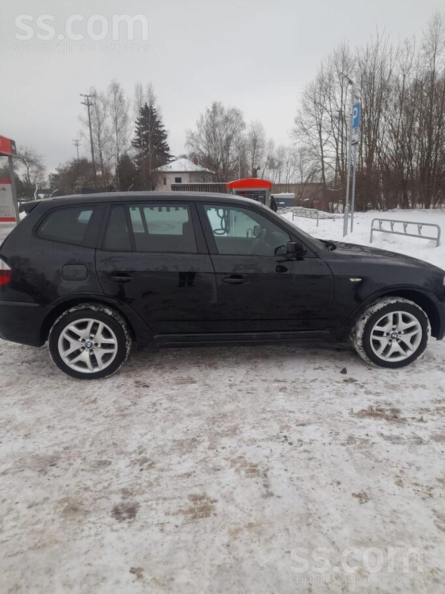 Black BMW X3 2008 in Bauska, with an engine capacity of 3.00 L and mileage of 252 thousand km for 6950 €, photo 3 on AUTOMOTO.COM.LV