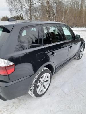 Black BMW X3 2008 in Bauska, with an engine capacity of 3.00 L and mileage of 252 thousand km for 6950 €, photo 5 on AUTOMOTO.COM.LV