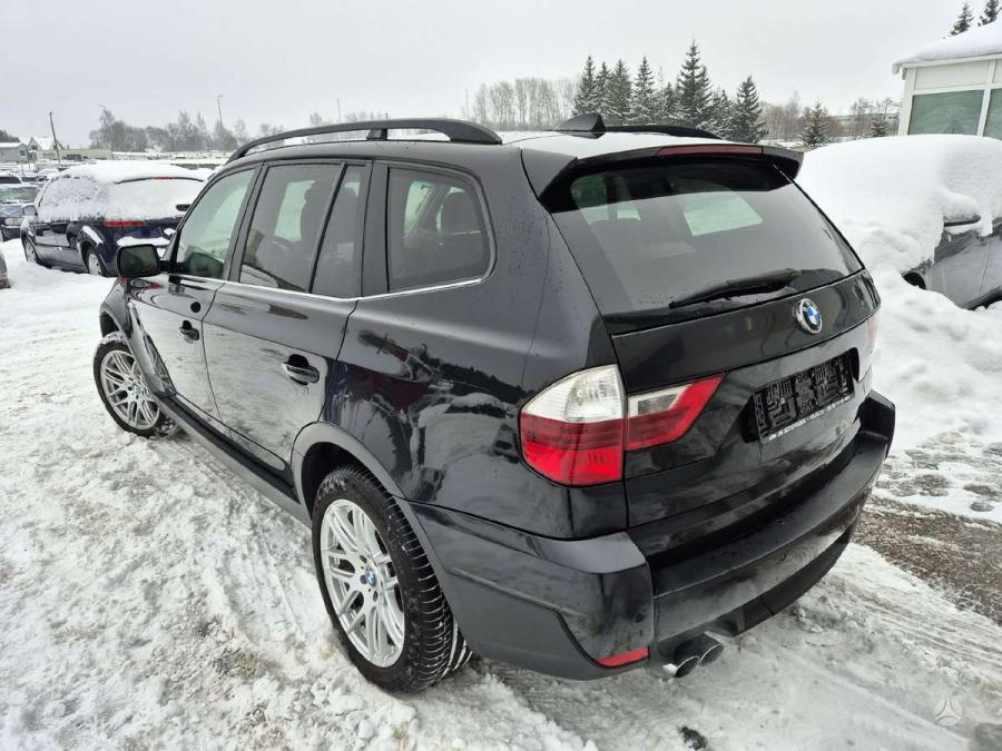 Black BMW X3 2008 in Trakai, with an engine capacity of 2.99 L and mileage of 399 thousand km for 3190 €, photo 5 on AUTOMOTO.COM.LV