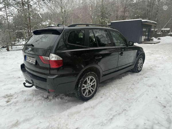 Melns BMW X3 2008 Viļņa, ar dzinēja tilpumu 2.00 L un nobraukumu 272 tūkst. km par 3350 €, foto 1 vietnē AUTOMOTO.COM.LV