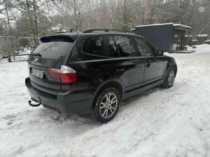 Melns BMW X3 2008 Viļņa, ar dzinēja tilpumu 2.00 L un nobraukumu 272 tūkst. km par 3350 €, foto  vietnē AUTOMOTO.COM.LV