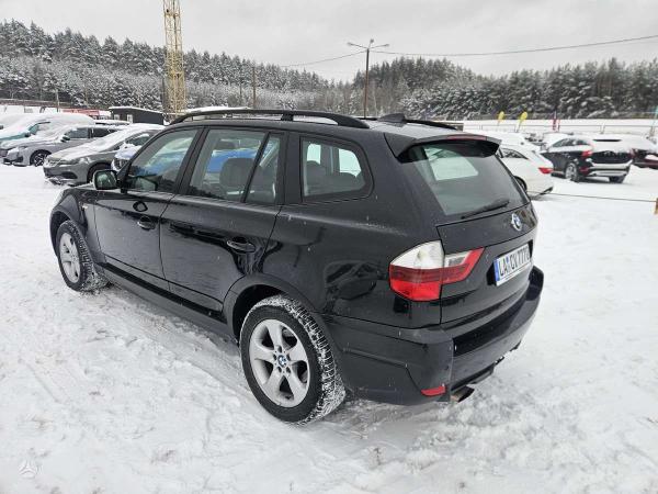 Melns BMW X3 2008 Viļņa, ar dzinēja tilpumu 2.00 L un nobraukumu 277 tūkst. km par 5400 €, foto 3 vietnē AUTOMOTO.COM.LV