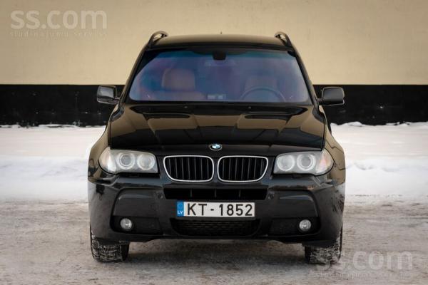 Melns BMW X3 2008 Tukums, ar dzinēja tilpumu 2.00 L un nobraukumu 318 tūkst. km par 6590 €, foto 2 vietnē AUTOMOTO.COM.LV