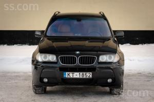 Black BMW X3 2008 in Tukums, with an engine capacity of 2.00 L and mileage of 318 thousand km for 6590 €, photo 2 on AUTOMOTO.COM.LV