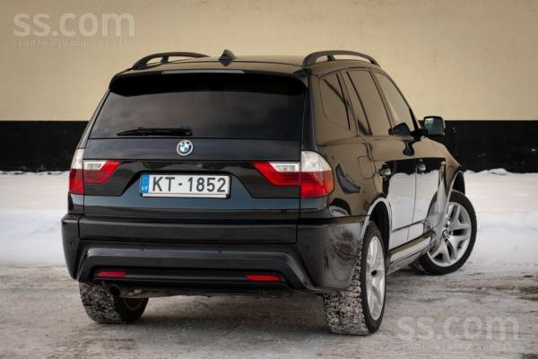 Melns BMW X3 2008 Tukums, ar dzinēja tilpumu 2.00 L un nobraukumu 318 tūkst. km par 6590 €, foto 7 vietnē AUTOMOTO.COM.LV