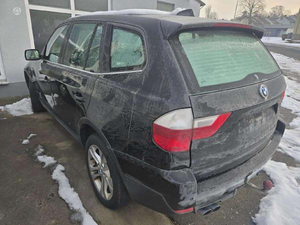 Melns BMW X3 2008 Kauņa, ar dzinēja tilpumu 2.99 L un nobraukumu 207 tūkst. km par 3333 €, foto 4 vietnē AUTOMOTO.COM.LV