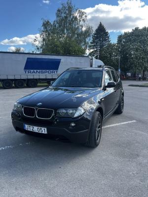 Black BMW X3 2008 in Vilnius, with an engine capacity of 2.00 L and mileage of 321 thousand km for 3900 €, photo  on AUTOMOTO.COM.LV
