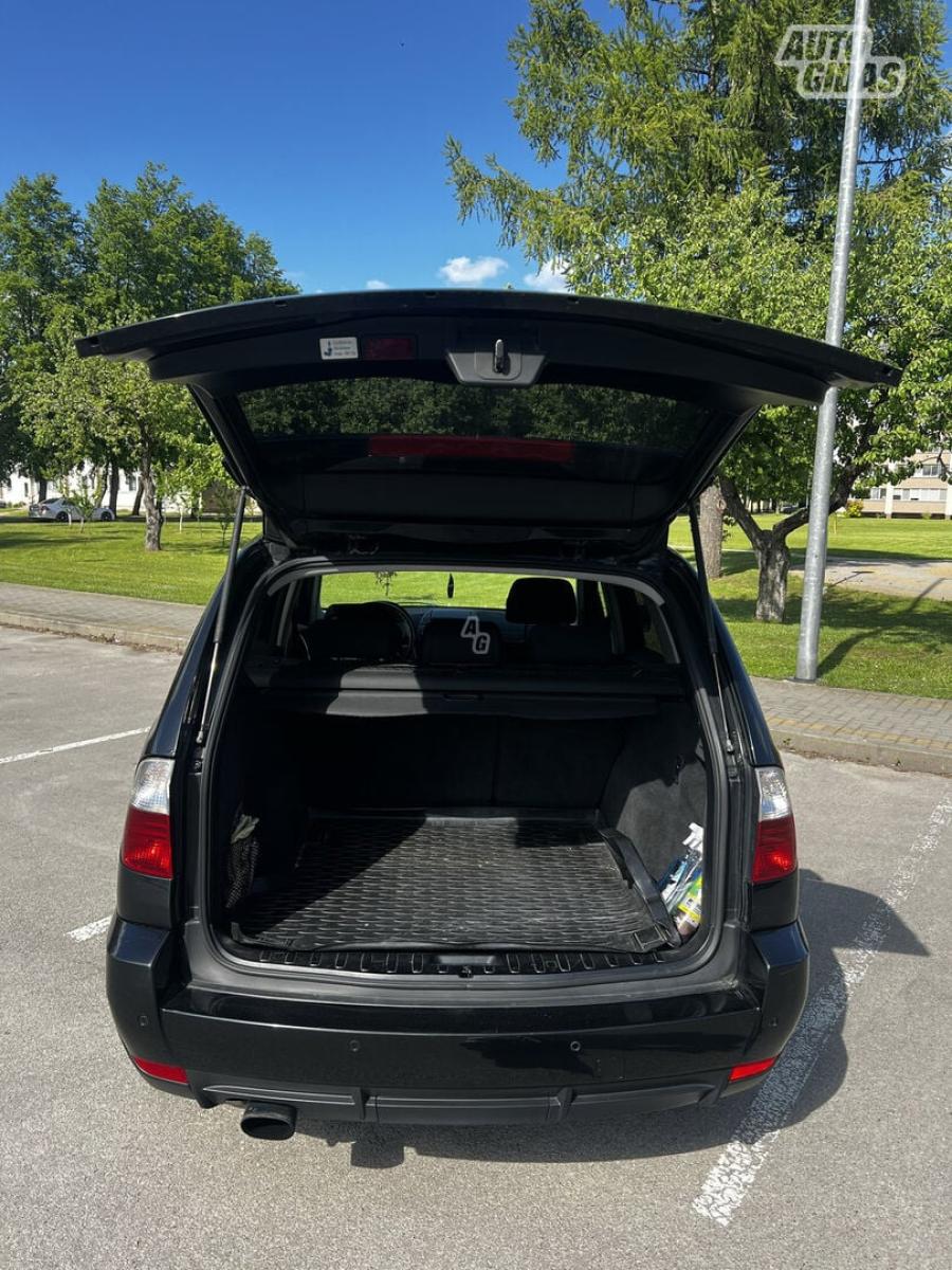 Black BMW X3 2008 in Vilnius, with an engine capacity of 2.00 L and mileage of 321 thousand km for 3900 €, photo 15 on AUTOMOTO.COM.LV