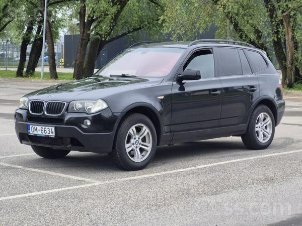 Black BMW X3 2008 in Riga, with an engine capacity of 2.00 L and mileage of 0 thousand km for 3550 €, photo 3 on AUTOMOTO.COM.LV
