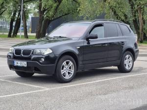Black BMW X3 2008 in Riga, with an engine capacity of 2.00 L and mileage of 0 thousand km for 3550 €, photo 4 on AUTOMOTO.COM.LV