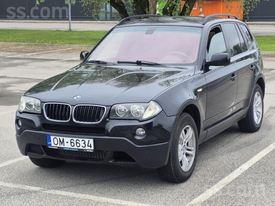 Black BMW X3 2008 in Riga, with an engine capacity of 2.00 L and mileage of 0 thousand km for 3550 €, photo 5 on AUTOMOTO.COM.LV