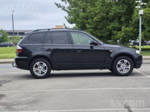 Black BMW X3 2008 in Riga, with an engine capacity of 2.00 L and mileage of 0 thousand km for 3550 €, photo 6 on AUTOMOTO.COM.LV