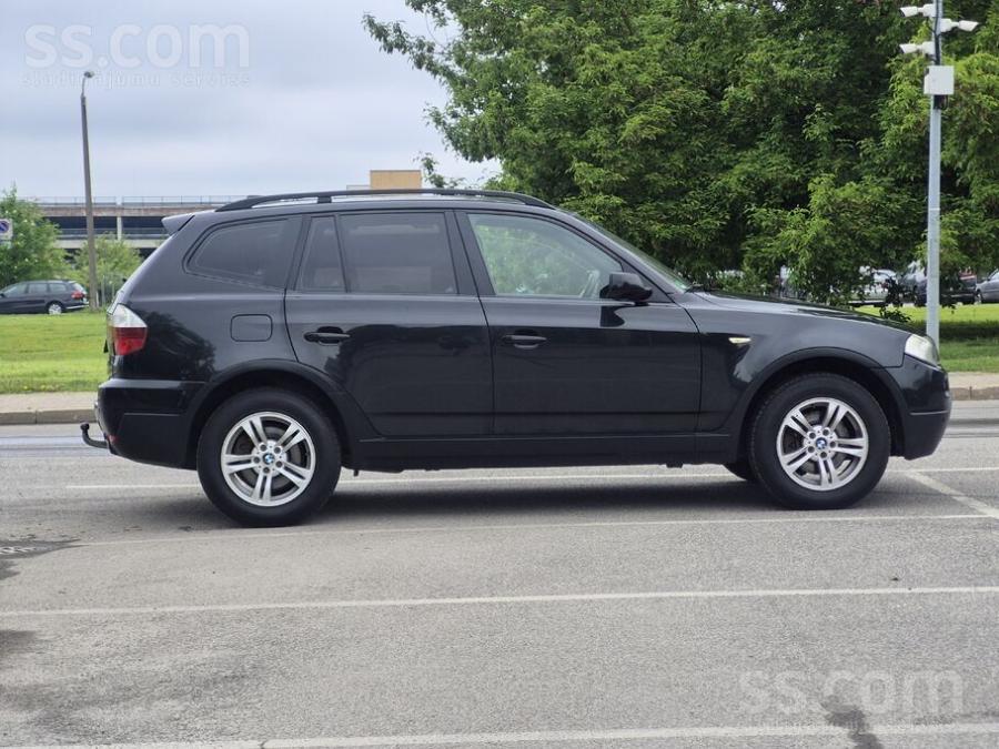 Black BMW X3 2008 in Riga, with an engine capacity of 2.00 L and mileage of 0 thousand km for 3550 €, photo 6 on AUTOMOTO.COM.LV