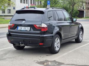 Black BMW X3 2008 in Riga, with an engine capacity of 2.00 L and mileage of 0 thousand km for 3550 €, photo 7 on AUTOMOTO.COM.LV
