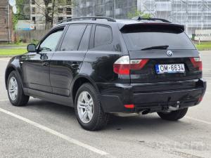 Black BMW X3 2008 in Riga, with an engine capacity of 2.00 L and mileage of 0 thousand km for 3550 €, photo 8 on AUTOMOTO.COM.LV