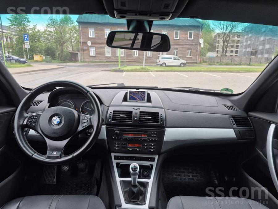 Black BMW X3 2008 in Riga, with an engine capacity of 2.00 L and mileage of 0 thousand km for 3550 €, photo 9 on AUTOMOTO.COM.LV