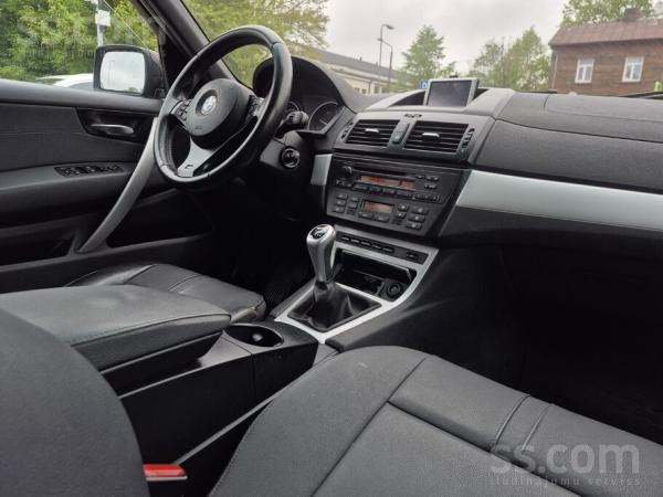 Black BMW X3 2008 in Riga, with an engine capacity of 2.00 L and mileage of 0 thousand km for 3550 €, photo 9 on AUTOMOTO.COM.LV