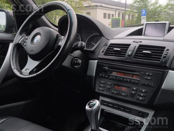 Black BMW X3 2008 in Riga, with an engine capacity of 2.00 L and mileage of 0 thousand km for 3550 €, photo 10 on AUTOMOTO.COM.LV