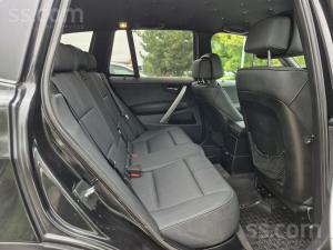 Black BMW X3 2008 in Riga, with an engine capacity of 2.00 L and mileage of 0 thousand km for 3550 €, photo 15 on AUTOMOTO.COM.LV