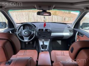Black BMW X3 2008 in Riga, with an engine capacity of 2.00 L and mileage of 248 thousand km for 6400 €, photo 7 on AUTOMOTO.COM.LV