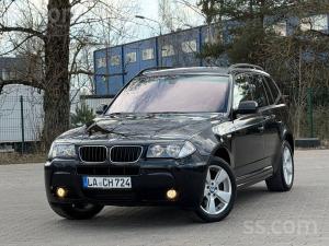 Black BMW X3 2008 in Riga, with an engine capacity of 2.00 L and mileage of 0 thousand km for 5850 €, photo 4 on AUTOMOTO.COM.LV