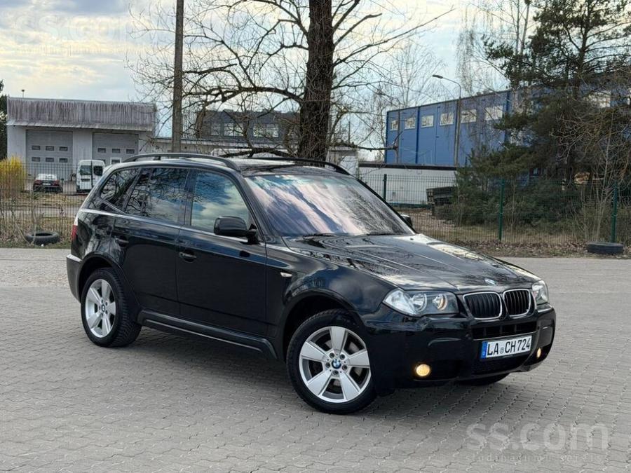 Black BMW X3 2008 in Riga, with an engine capacity of 2.00 L and mileage of 0 thousand km for 5850 €, photo 6 on AUTOMOTO.COM.LV
