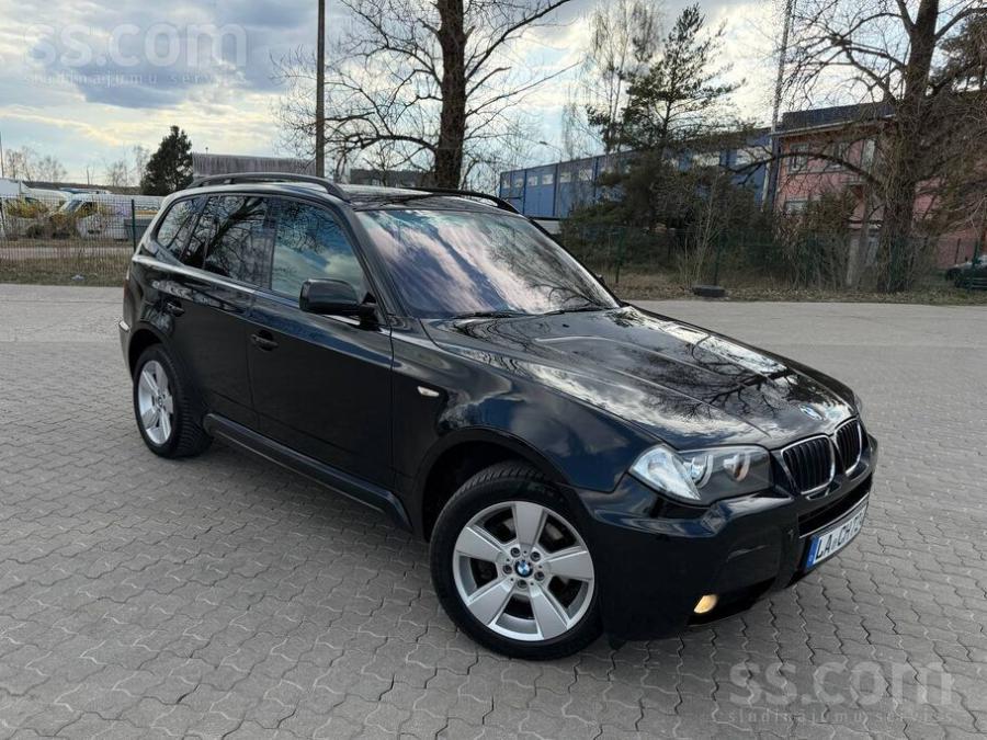 Black BMW X3 2008 in Riga, with an engine capacity of 2.00 L and mileage of 0 thousand km for 5850 €, photo 7 on AUTOMOTO.COM.LV