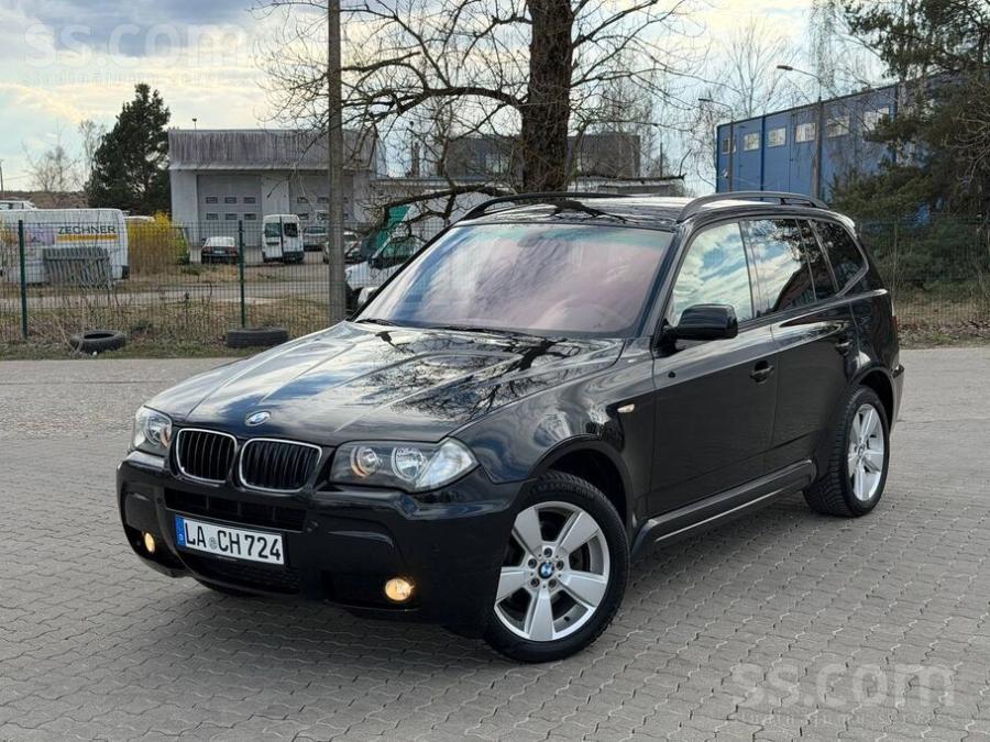 Black BMW X3 2008 in Riga, with an engine capacity of 2.00 L and mileage of 0 thousand km for 5850 €, photo 8 on AUTOMOTO.COM.LV